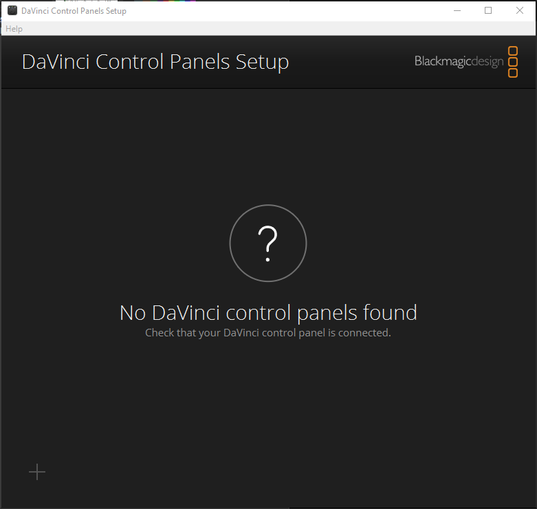 Blackmagic Forum • View topic - Mini Panel not recognized